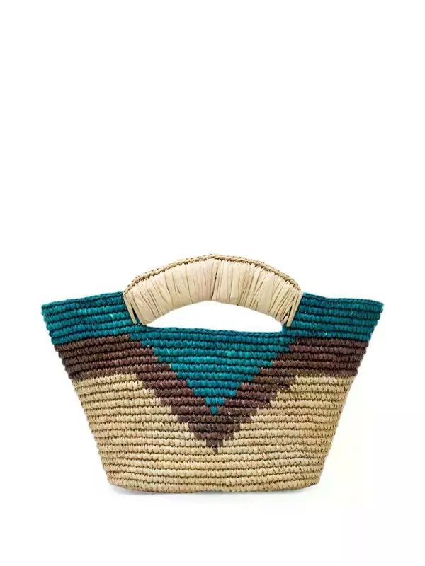 SENSI STUDIO Mini Geometric-pattern Tote Bag