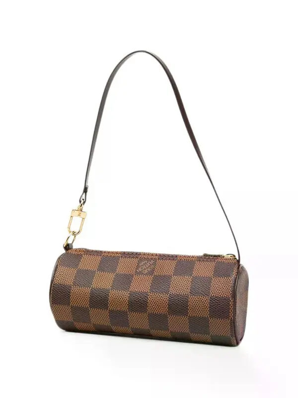 LOUIS VUITTON 1990-2020 Damier Ebene Papillon Pochette Handbag
