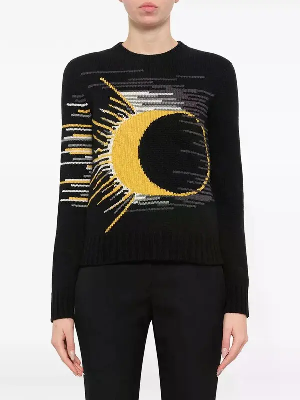 Alexander McQueen Celestial-intarsia Sweater