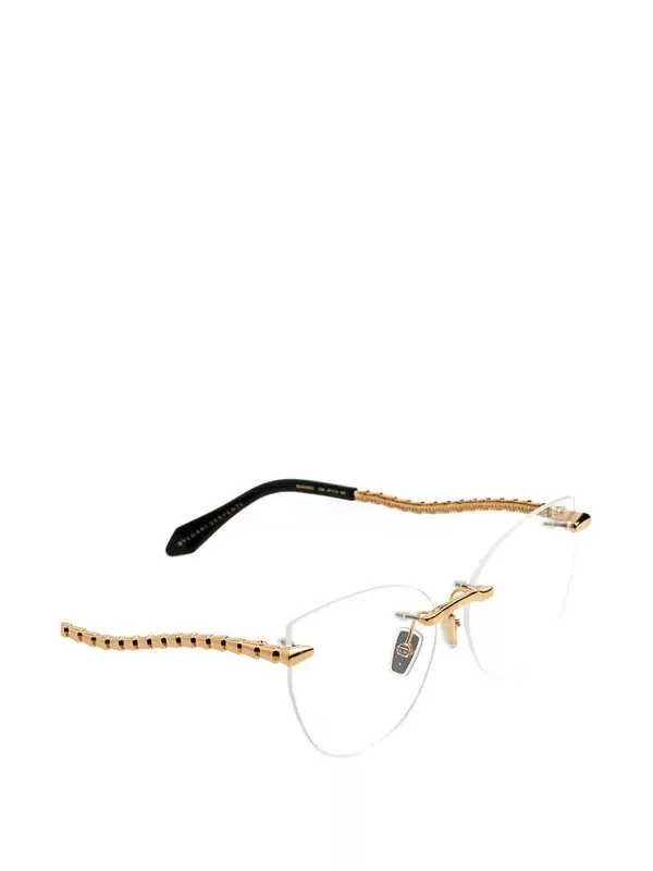 BVLGARI Serpenti Rimless Eyeglasses