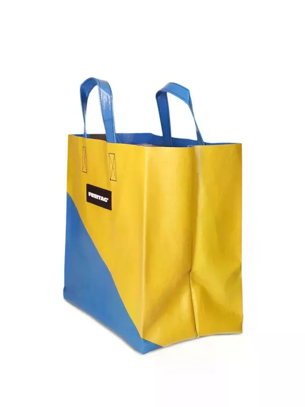 FREITAG Logo Patch Tote Bag - Yellow