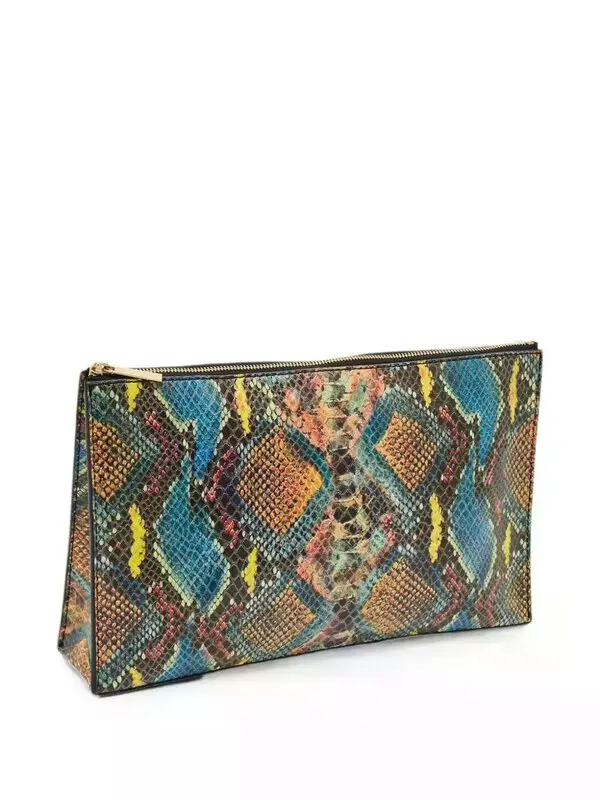 Stella McCartney Faux Python Clutch Bag
