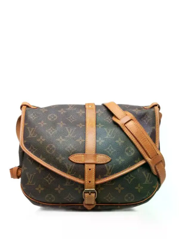 LOUIS VUITTON 1991 Monogram Saumur 25 Crossbody Bag