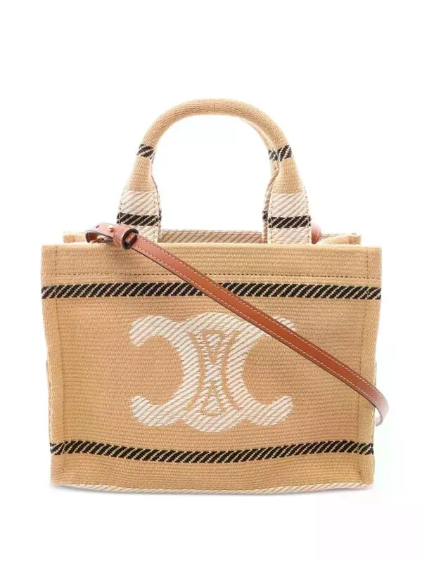 Celine Triomphe Canvas Tote Bag - Neutrals