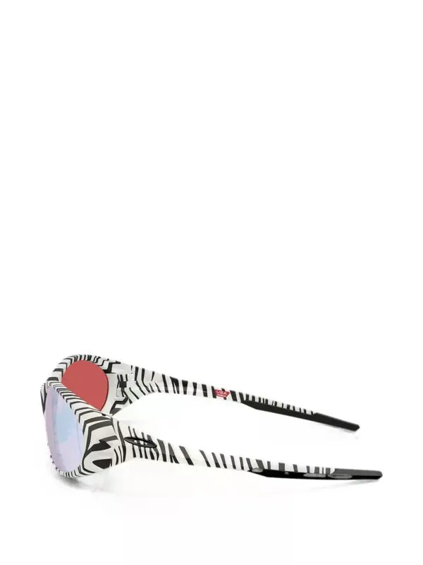 Oakley Zebra-print Cat Eye-frame Sunglasses