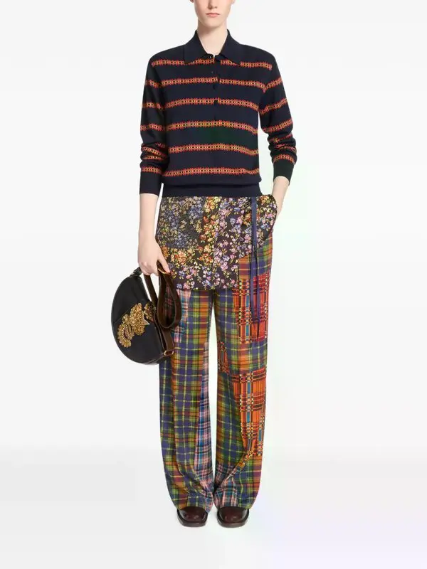 Dries Van Noten Printed Wrap Skirt