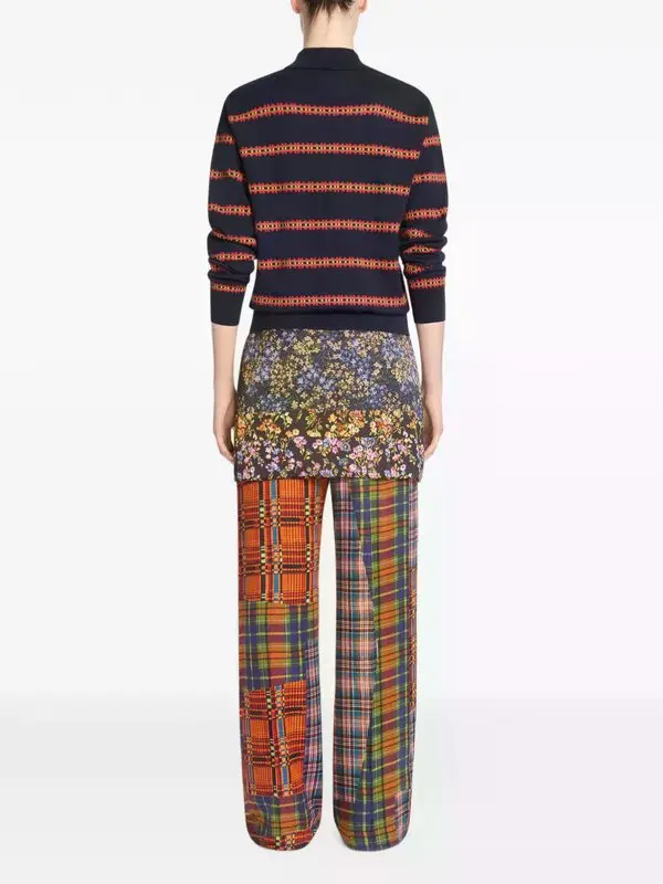 Dries Van Noten Printed Wrap Skirt