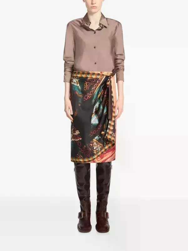 Dries Van Noten Wrap Scarf-skirt