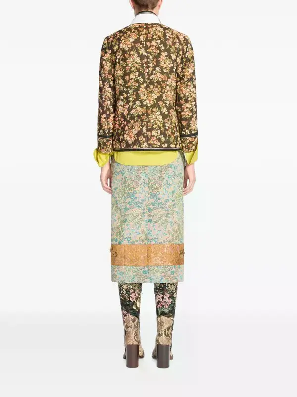 Dries Van Noten Boxy Floral Blazer