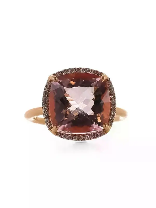 Irene Neuwirth Gem Drop Morganite And Diamond Ring