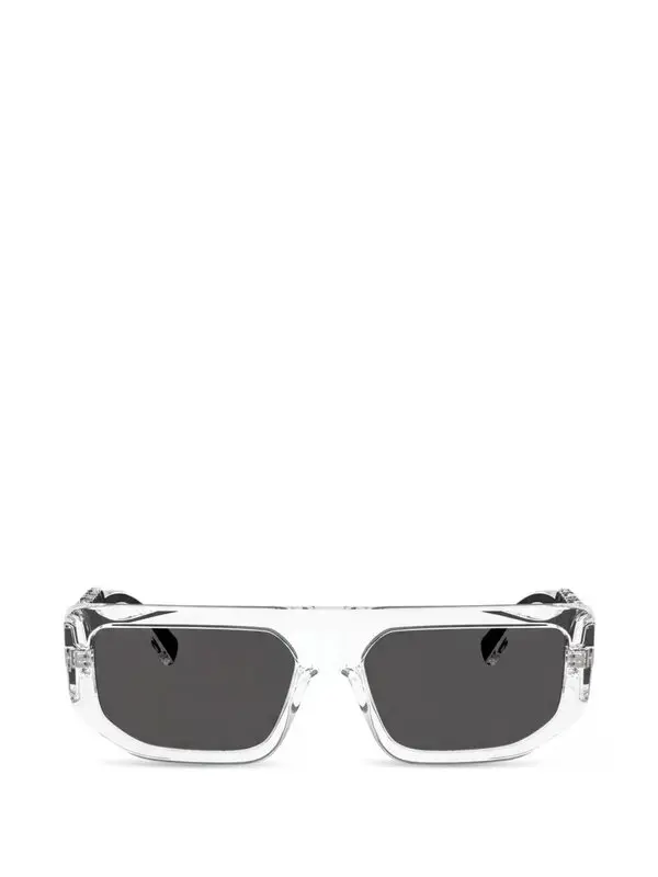 Dolce & Gabbana Rectangle Frame Sunglasses With Logo Plaque