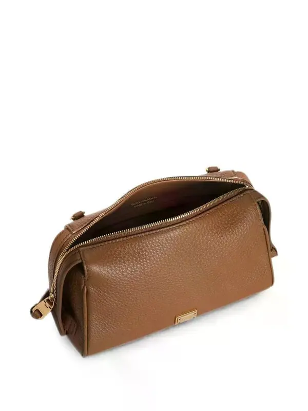 Dolce & Gabbana Vittoria Calfskin Crossbody Bag - Brown