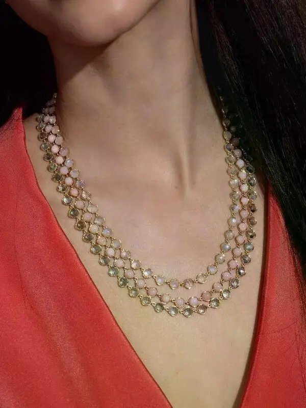 Irene Neuwirth Small Classic Link Opal Necklace
