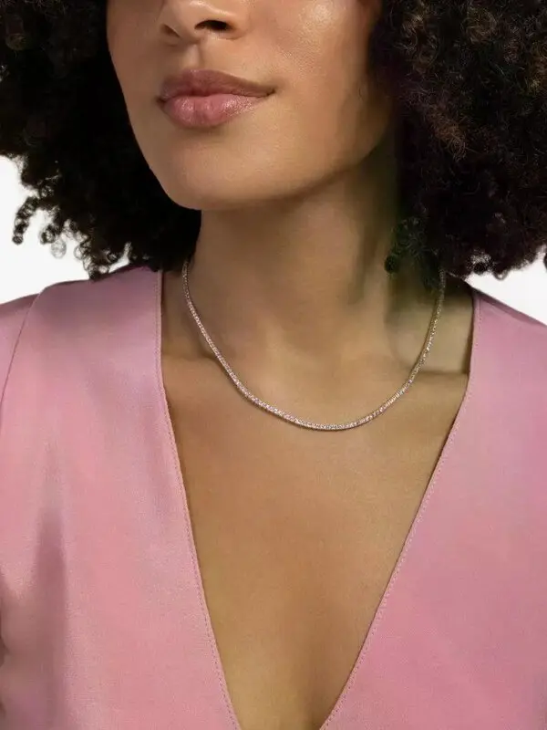 SYDNEY EVAN Sapphire Tennis Necklace