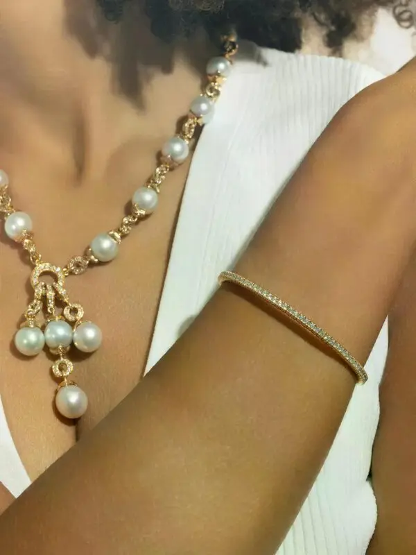 ANDREOLI Diamond Bracelet In 18k Yellow