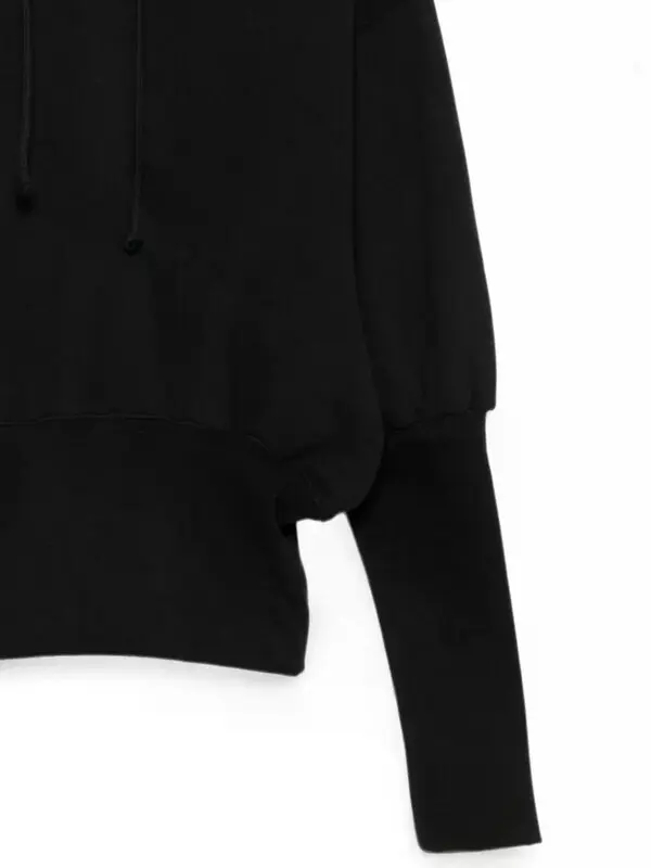 ALAINPAUL Fitted-waist Puff-sleeve Hoodie