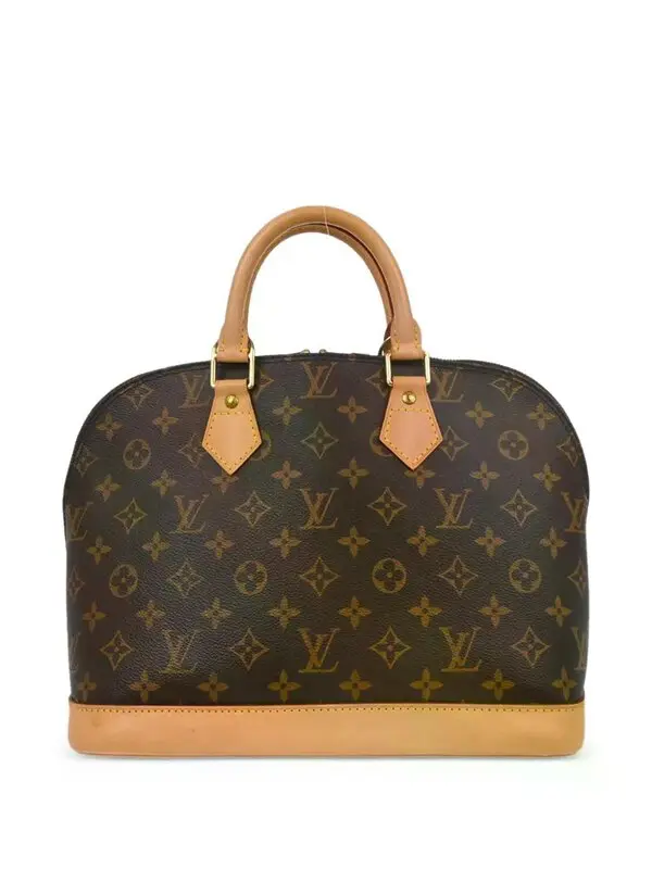 LOUIS VUITTON Monogram Alma Handbag - Brown