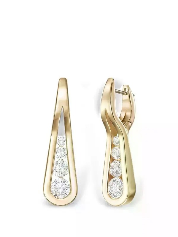 Melissa Kaye Daphne Joy Diamond Earrings - Gold