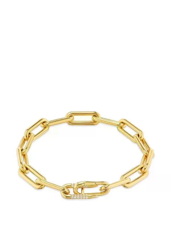 UNIFORM OBJECT 18k Yellow Diamond Link Bracelet - Gold