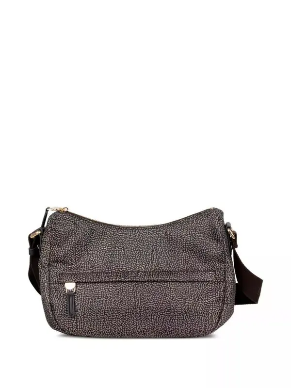 Borbonese Op Occhio Di Pernice Shoulder Bag