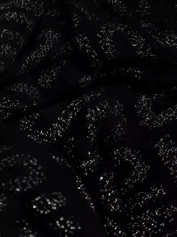 Moschino Logo-print Lurex Scarf