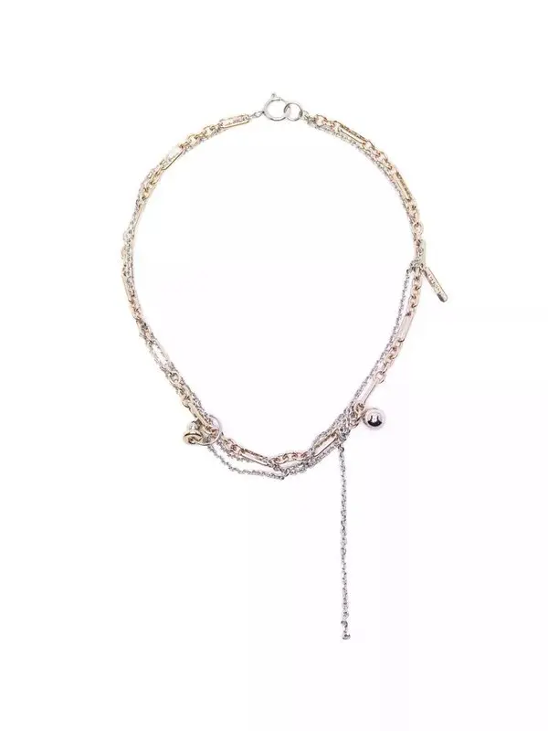 JUSTINE CLENQUET Rachel Chain Necklace - Silver