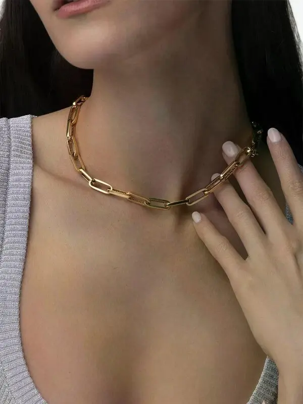 BIZZOTTO GIOIELLI Paperclip Link Necklace