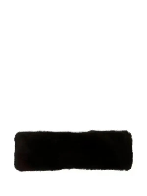 Apparis Faux-fur Elasticated Headband - Brown