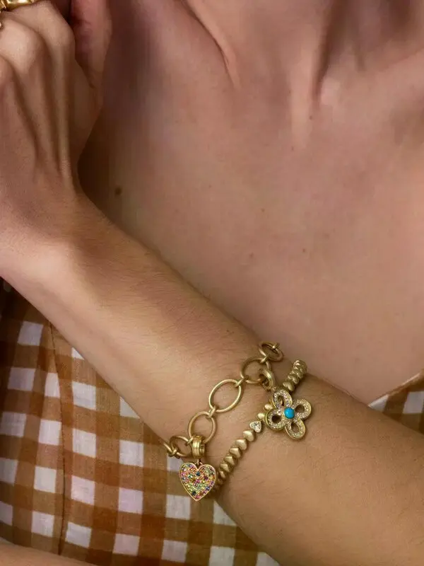 LEIGH MAXWELL T-bar Link Bracelet