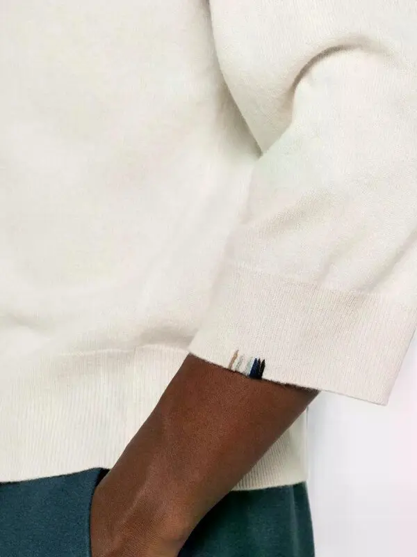 Extreme Cashmere Cashmere V-neck Three-quarter Sleeve Sweater