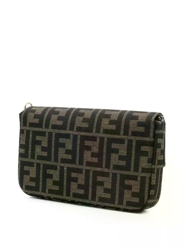Fendi Baguette Ff-motif Clutch Bag
