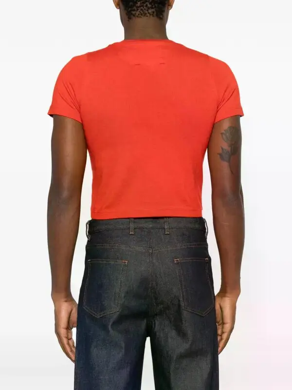 Extreme Cashmere Tina Cropped Short-sleeve T-shirt