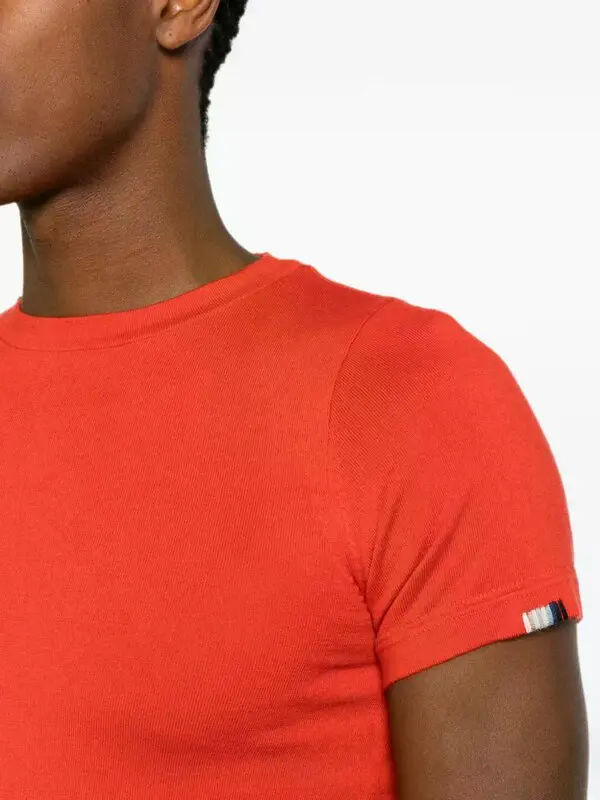 Extreme Cashmere Tina Cropped Short-sleeve T-shirt