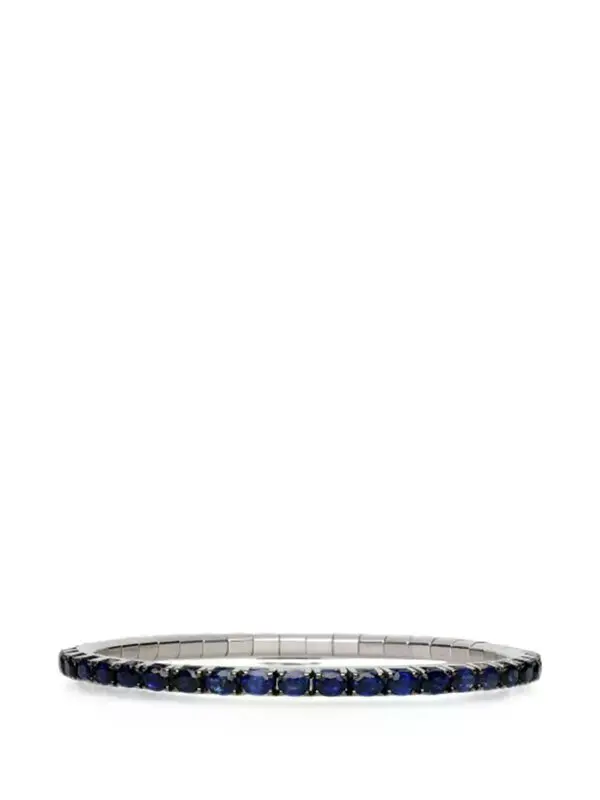 Roberto Demeglio Sapphire And Diamond Extensible Tennis Bracelet