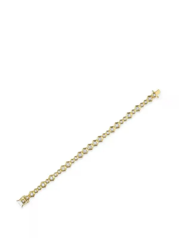 Sara Weinstock Honeycomb Diamond Bracelet - Gold