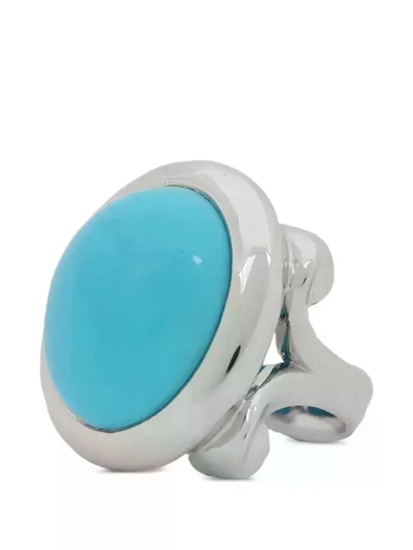 Tamara Comolli Hippie Glam Turquoise Ring - Silver