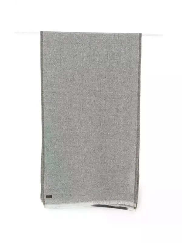 Canali Frayed Scarf