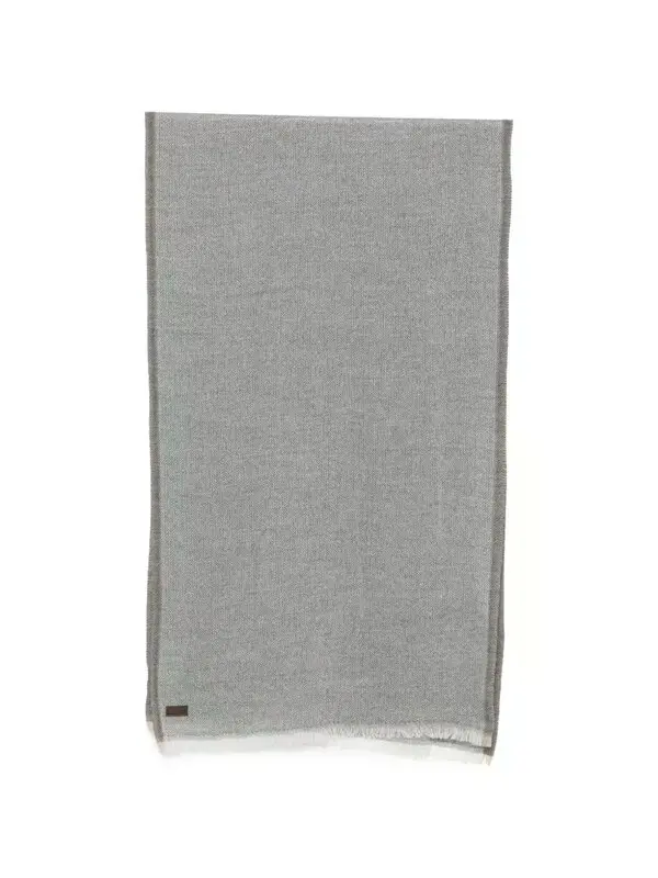 Canali Frayed Scarf