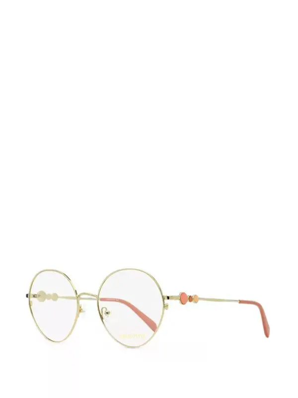 Emilio Pucci Ep5203 Round-frame Glasses - Gold