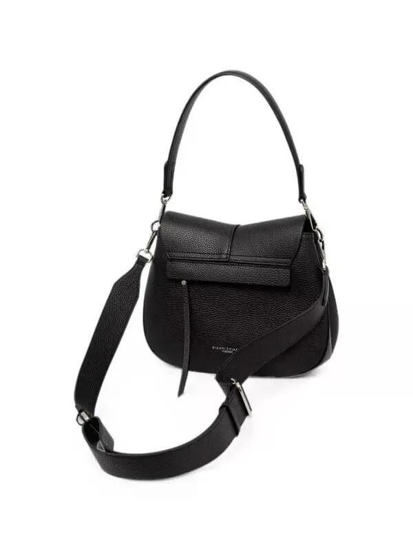 GIANNI CHIARINI Medium Helena Round Pebbled-leather Shoulder Bag