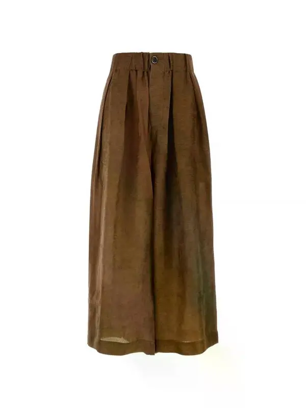 UMA WANG Jacquard Patterned Trousers