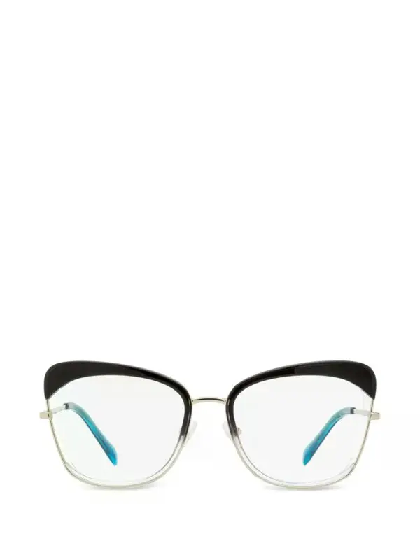 Emilio Pucci Butterfly Frame Eyeglasses - Silver