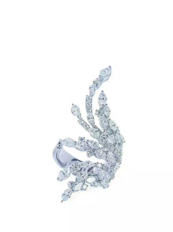 Yeprem Y-not Diamond Ring - Silver