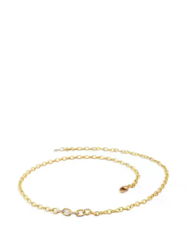 SYLVA & CIE Heart Locket Diamond Necklace - Gold