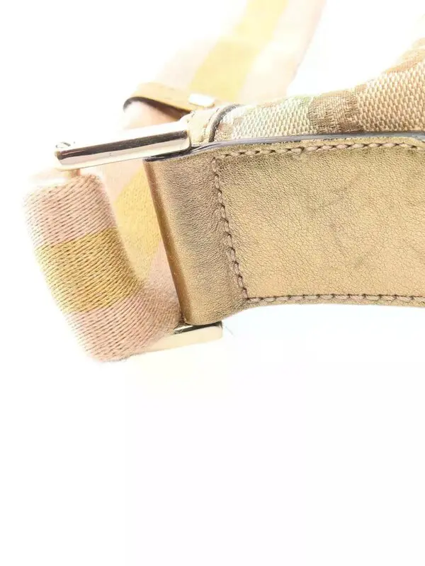 Gucci Gg Canvas Web Crossbody Bag
