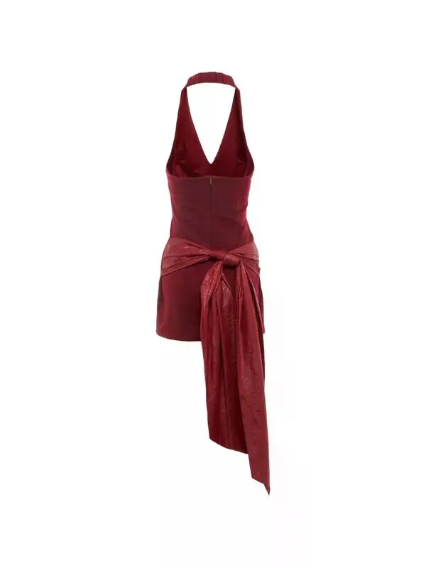 KENZIE KLAMBIE Halterneck Tie-fastening Dress