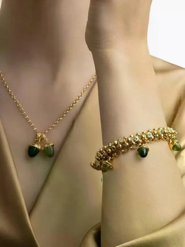 Tamara Comolli 18k Yellow Multi-stone Charm Bracelet