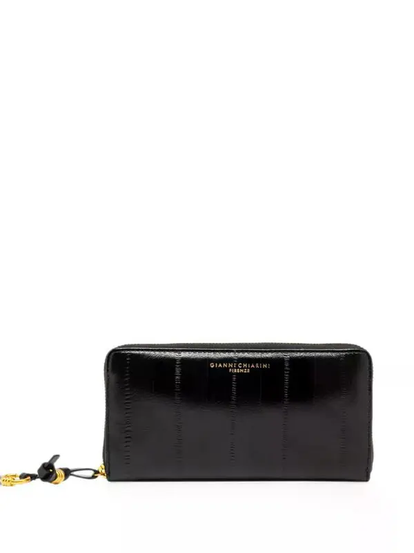 GIANNI CHIARINI Logo-detail Leather Wallet