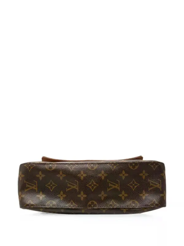 LOUIS VUITTON 2003 Monogram Mini Looping Shoulder Bag - Brown