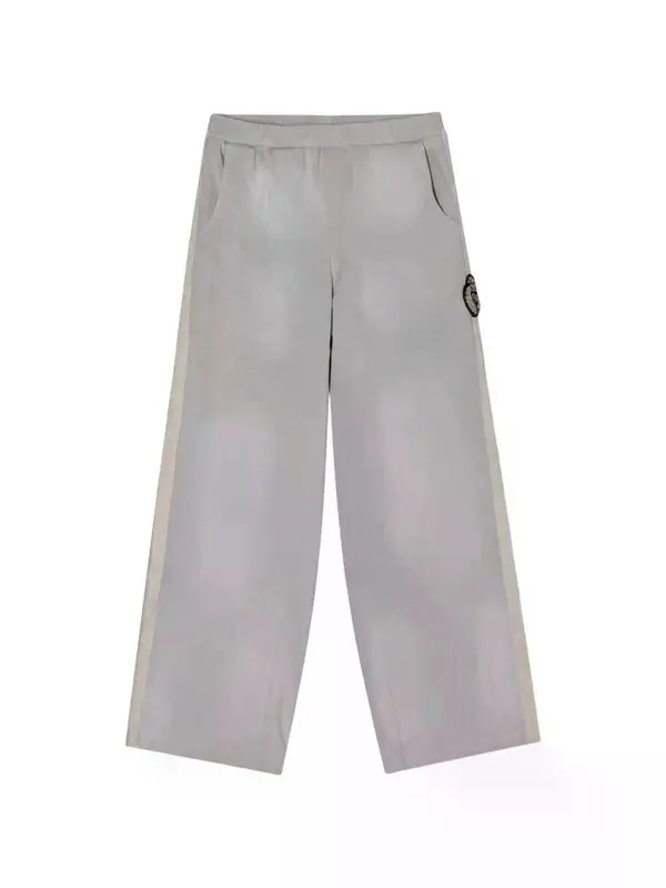 424 Crest Logo-patch Wide-leg Track Pants